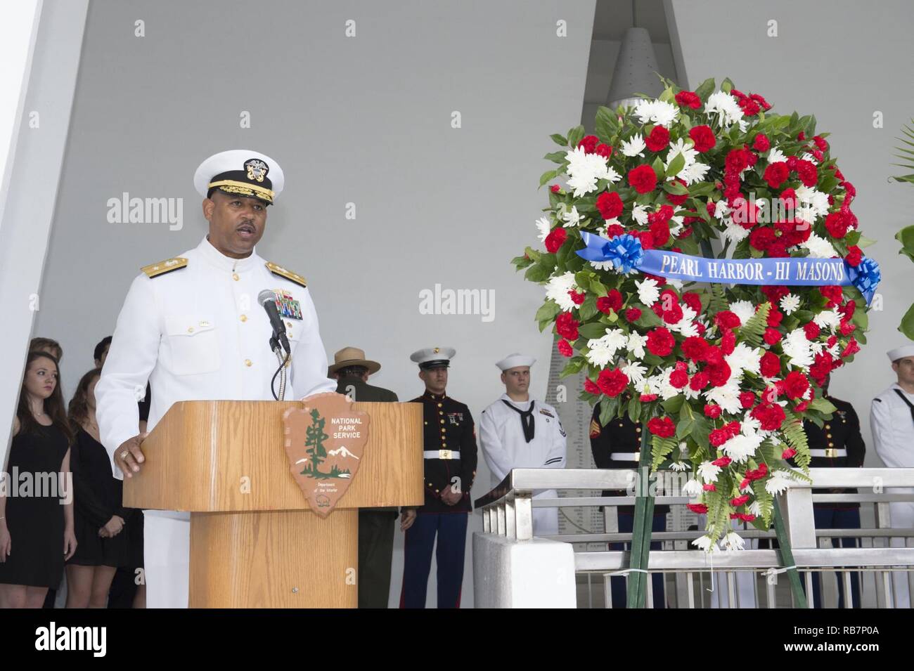 PEARL HARBOR (Dec. 7, 2016) Rear Adm. John Fuller, commander, Navy ...