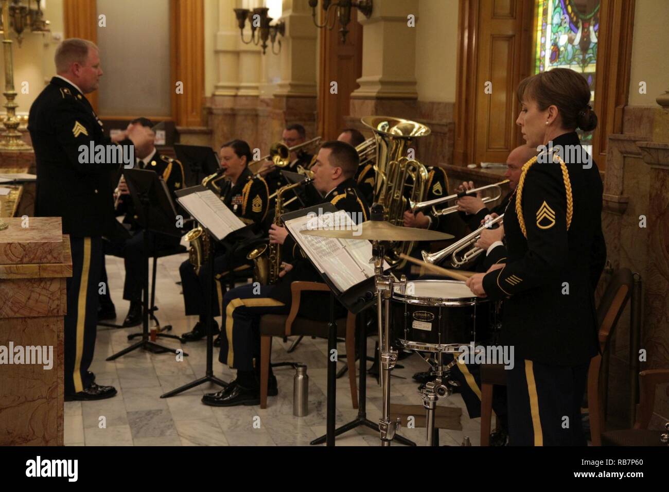 Colorado Army National Guard 101st Army Band performs for Gold Star ...