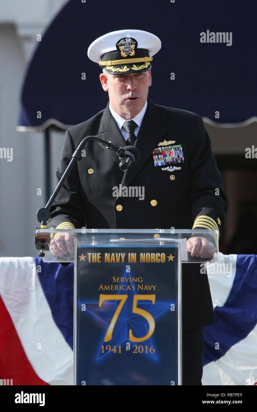 NORCO, Calif. (Dec. 7, 2016) Capt. Stephen H. Murray, commanding ...