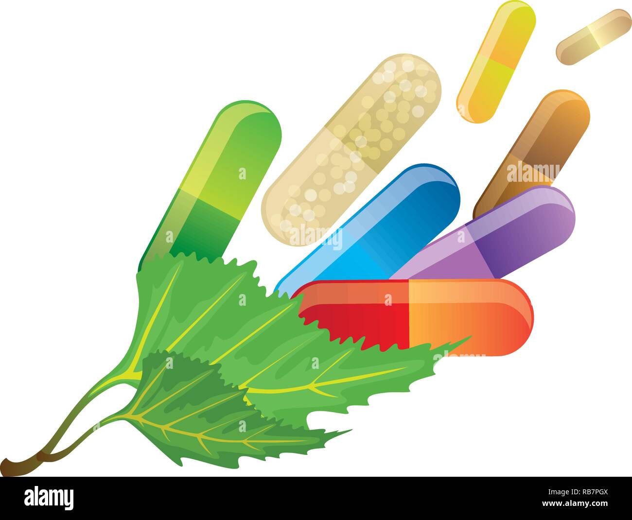 Leaves weight Stock Vector Images - Alamy