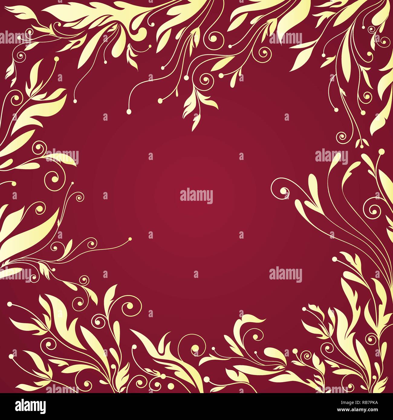 flourishes frame, floral pattern, vector background, flower design ...