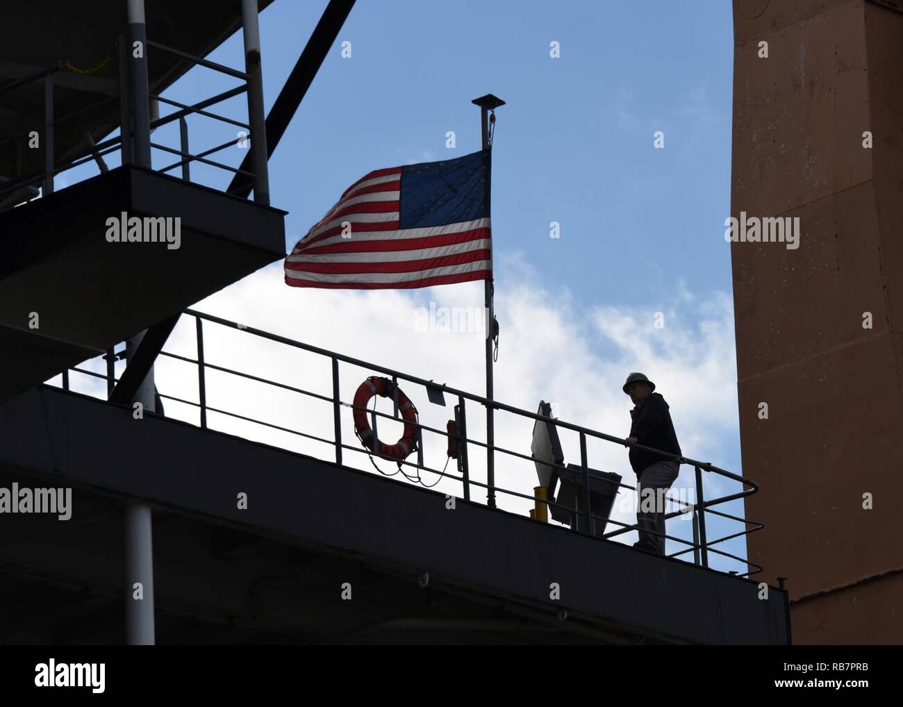 NEWPORT NEWS, Va. (December 7, 2016)--A contract mariner attachedd to ...