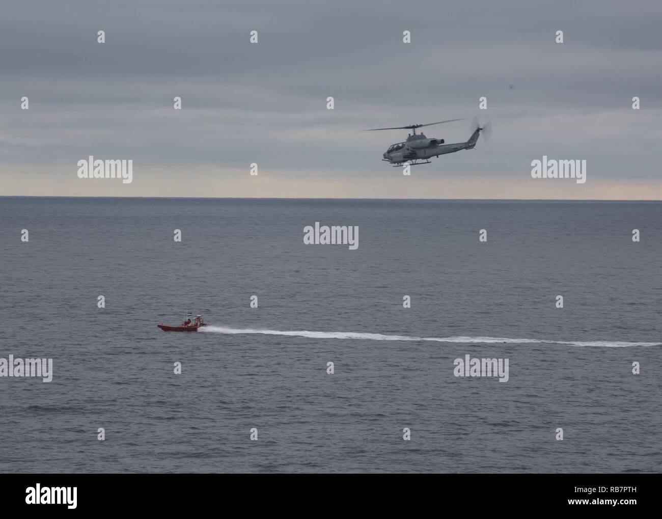 A AH-1W Super Cobra helicopter with the 24th Marine Expeditionary Unit ...