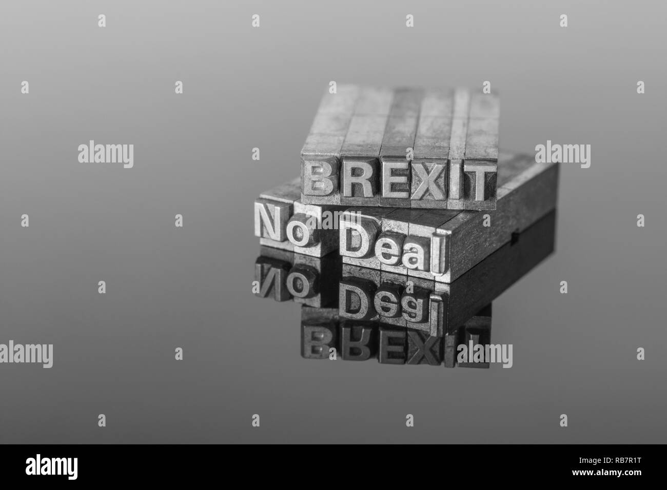 Brexit in typeface Black and White Stock Photos & Images - Alamy
