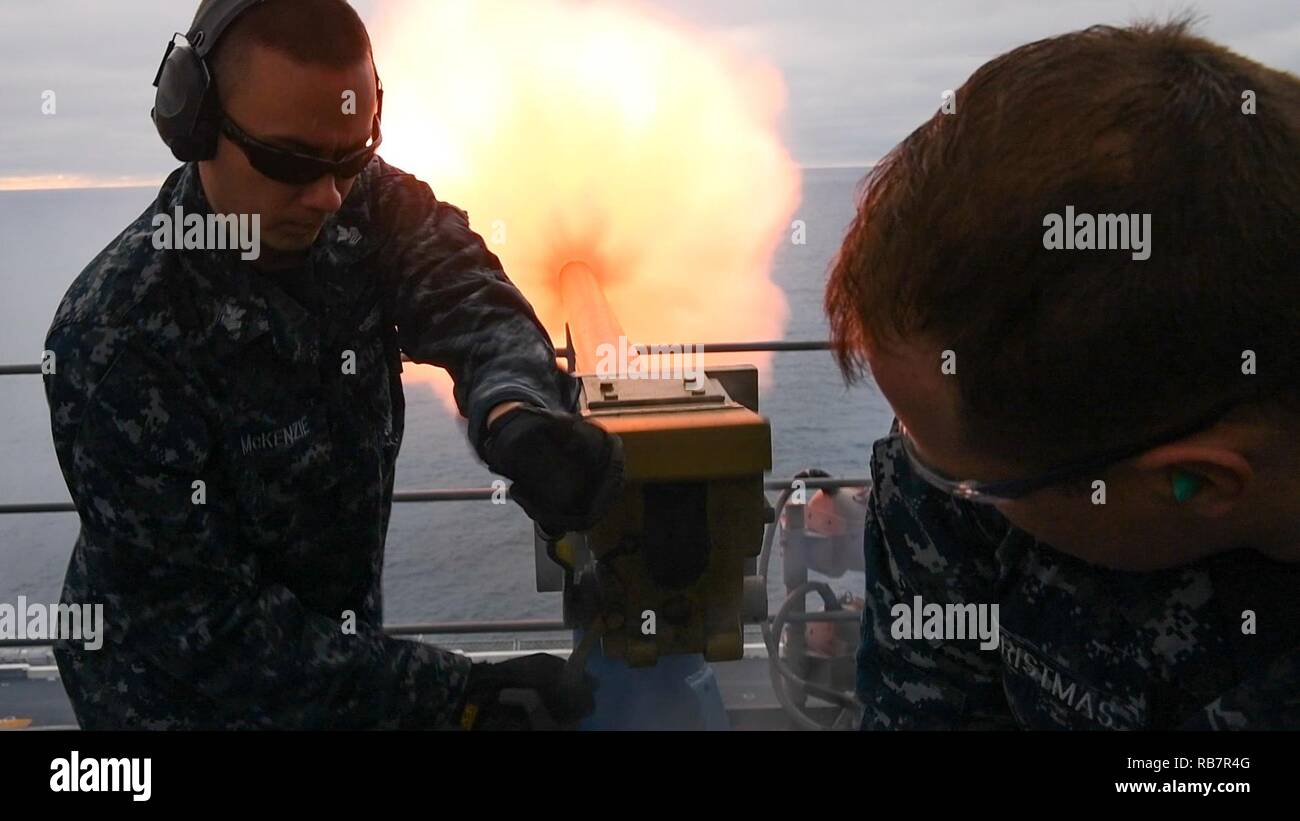 ATLANTIC OCEAN (Dec. 7, 2016) Petty Officer 1st Class James Mckenzie ...