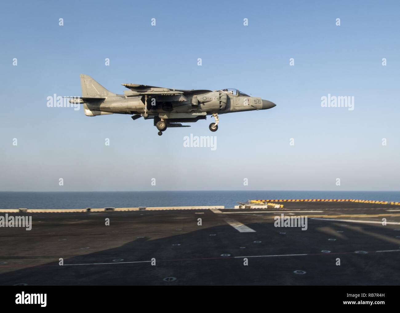 ULF OF ADEN (Dec. 7, 2016) An AV-8B Harrier, assigned to Marine Medium ...