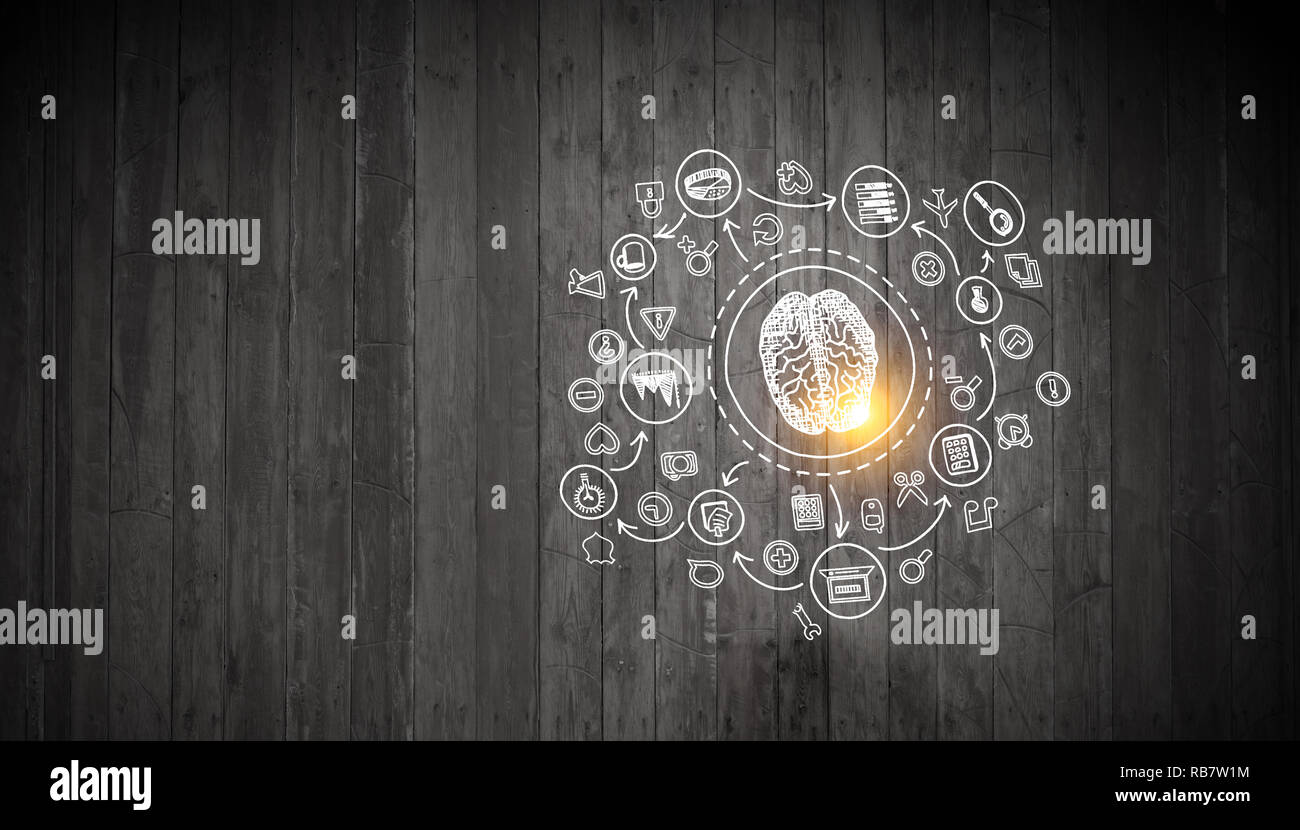 Sketch of some ideas Stock Photo - Alamy