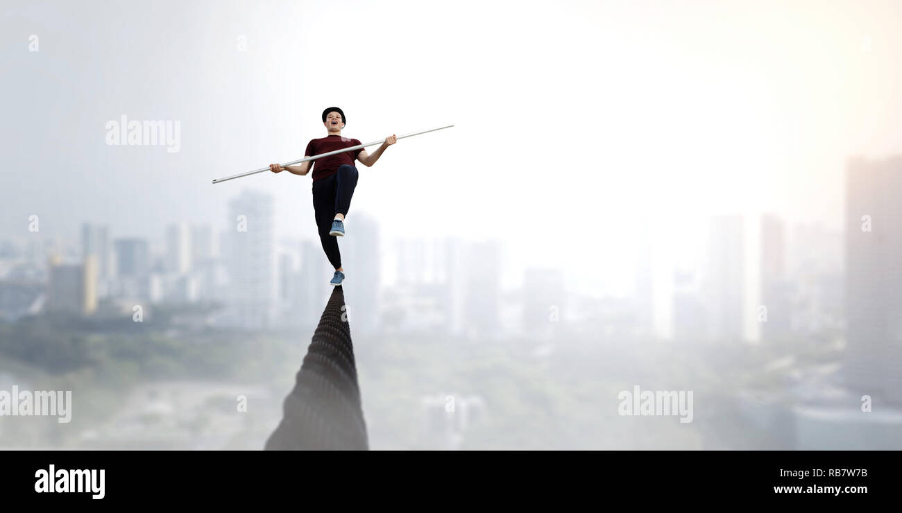 Ropewalker hi-res stock photography and images - Alamy