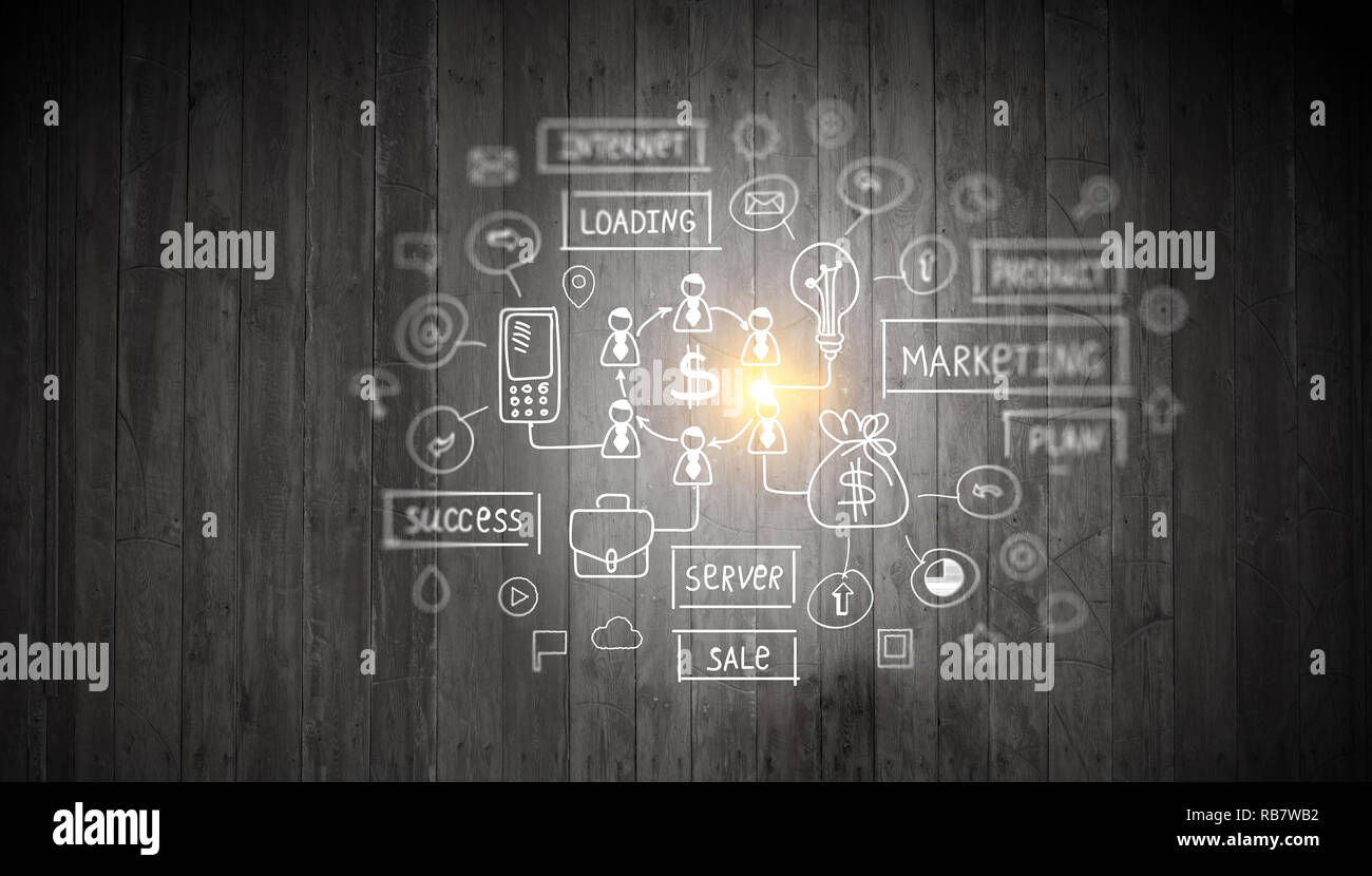 Sketch of some ideas Stock Photo - Alamy