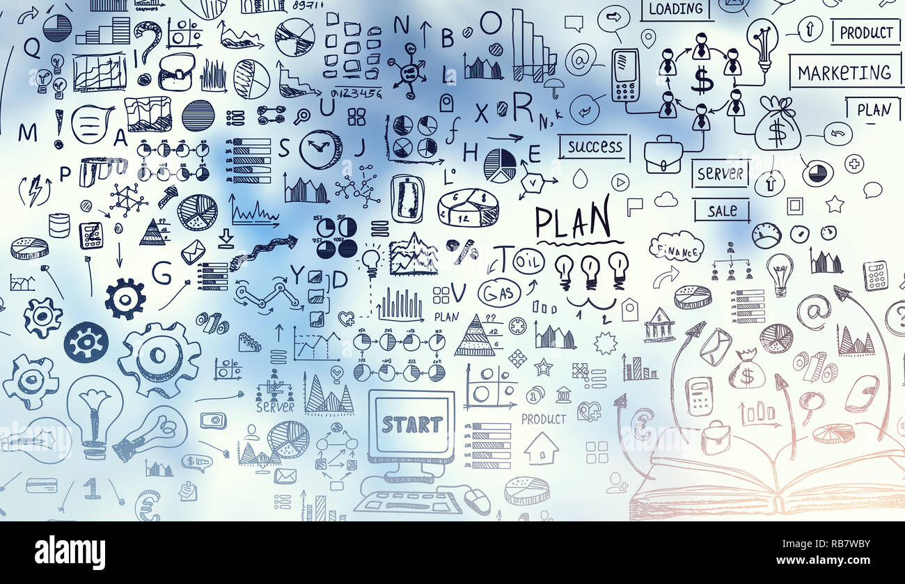 Ideas for success achieving Stock Photo - Alamy