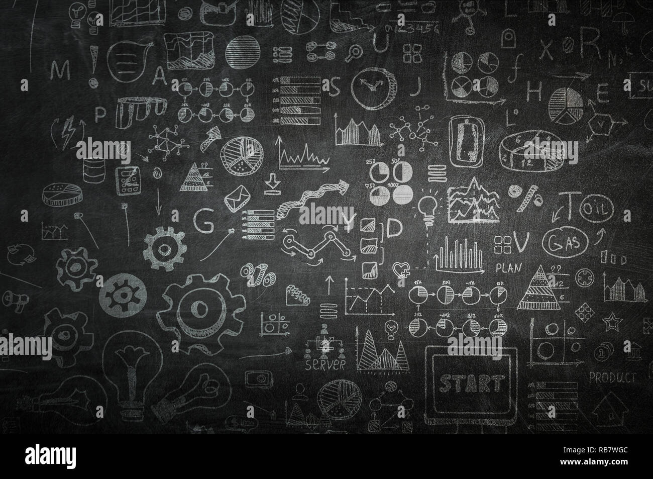 Sketch of some ideas Stock Photo - Alamy