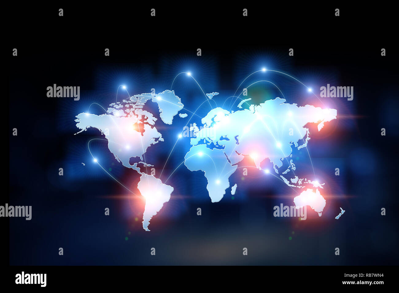 Innovative technology background Stock Photo - Alamy