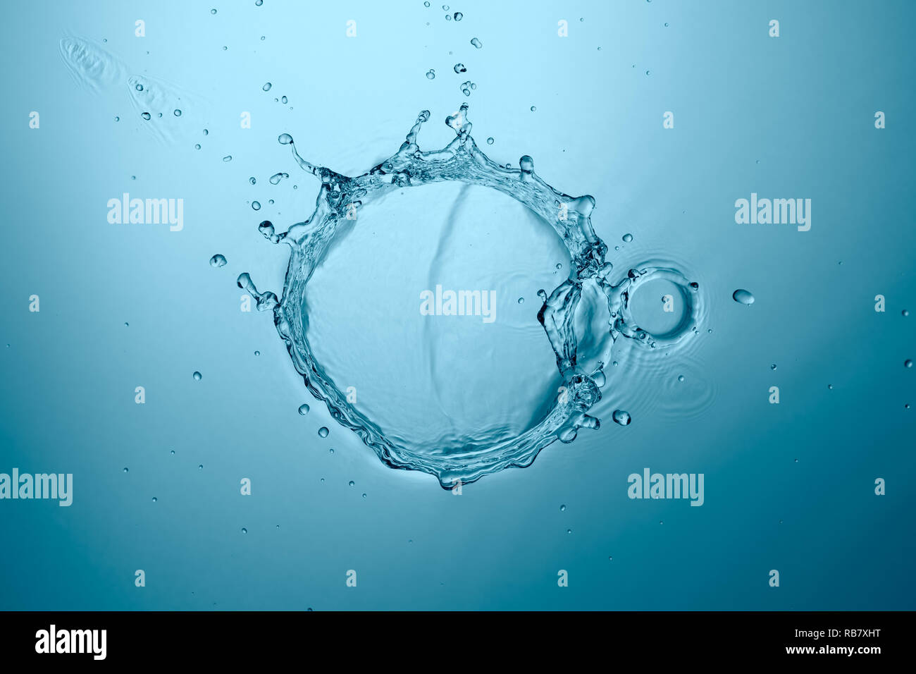 Water Splash closeup from Top View, abstract art Stock Photo - Alamy