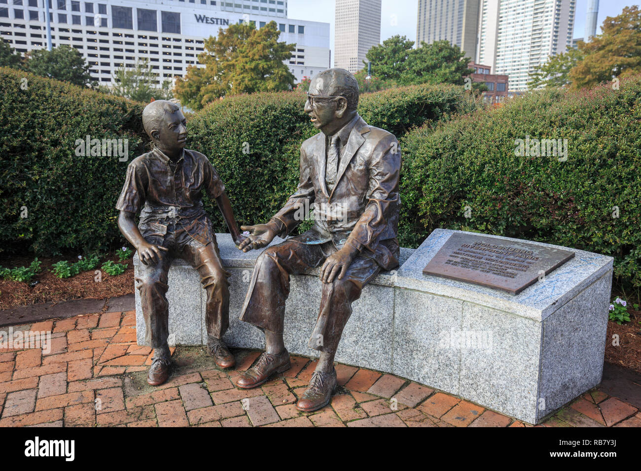 Malcolm woldenberg statue hi-res stock photography and images - Alamy