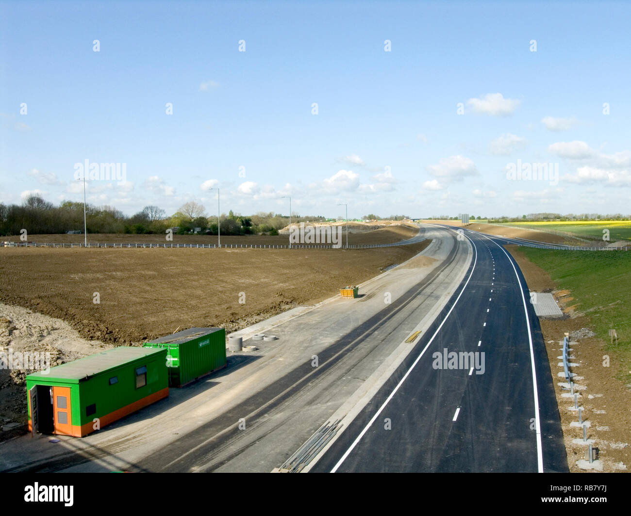 New Dual Carriageway Stock Photo - Alamy