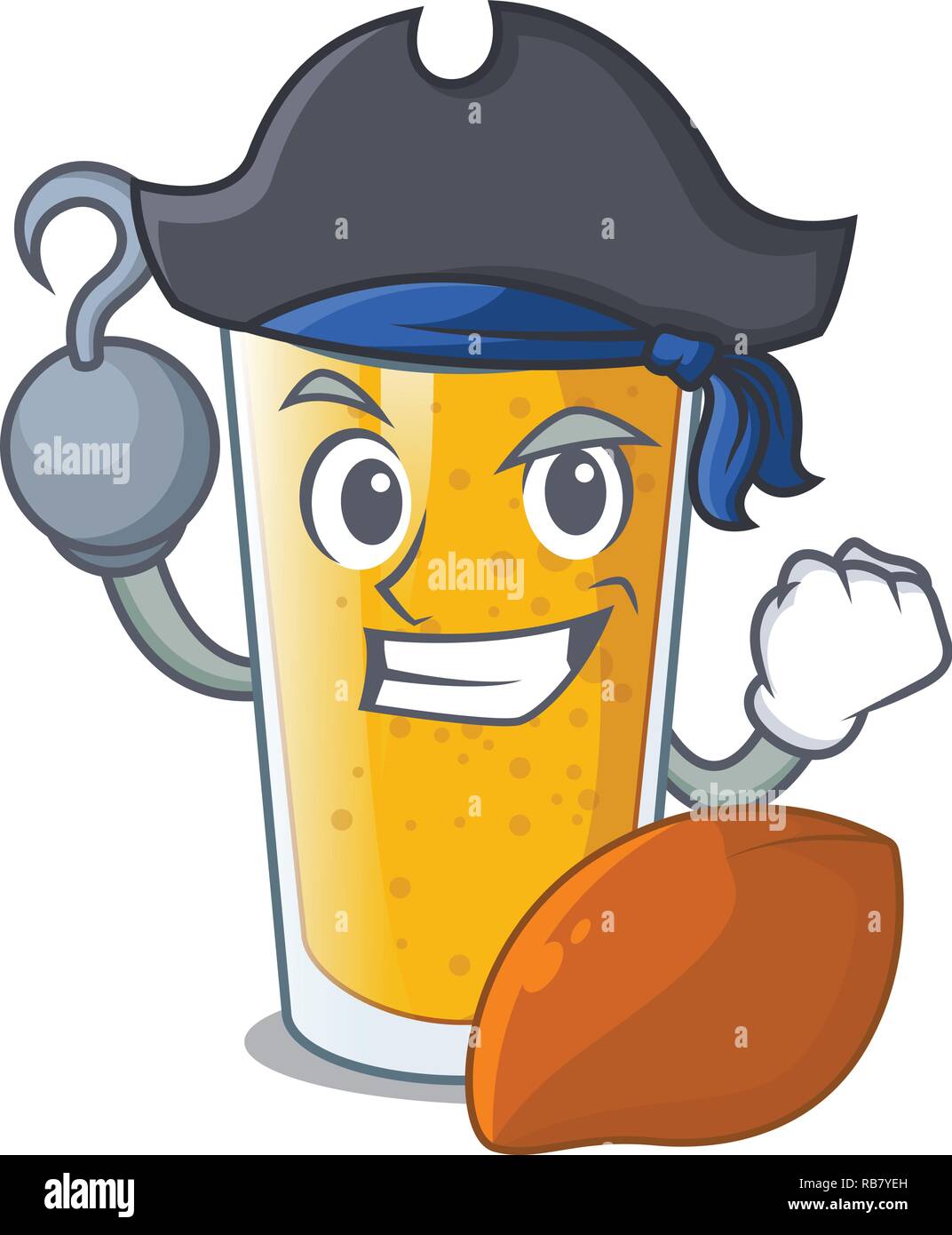 Pirate lassi mango in a cartoon glass Stock Vector Image & Art - Alamy