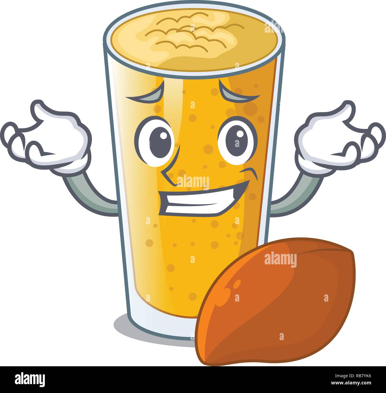 Grinning lassi mango in a cartoon bottle Stock Vector Image & Art - Alamy
