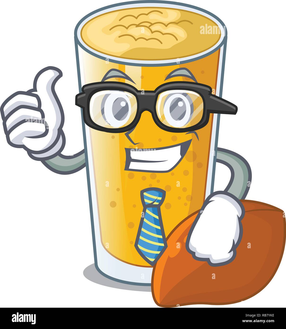 Businessman lassi mango in a cartoon bottle Stock Vector Image & Art ...