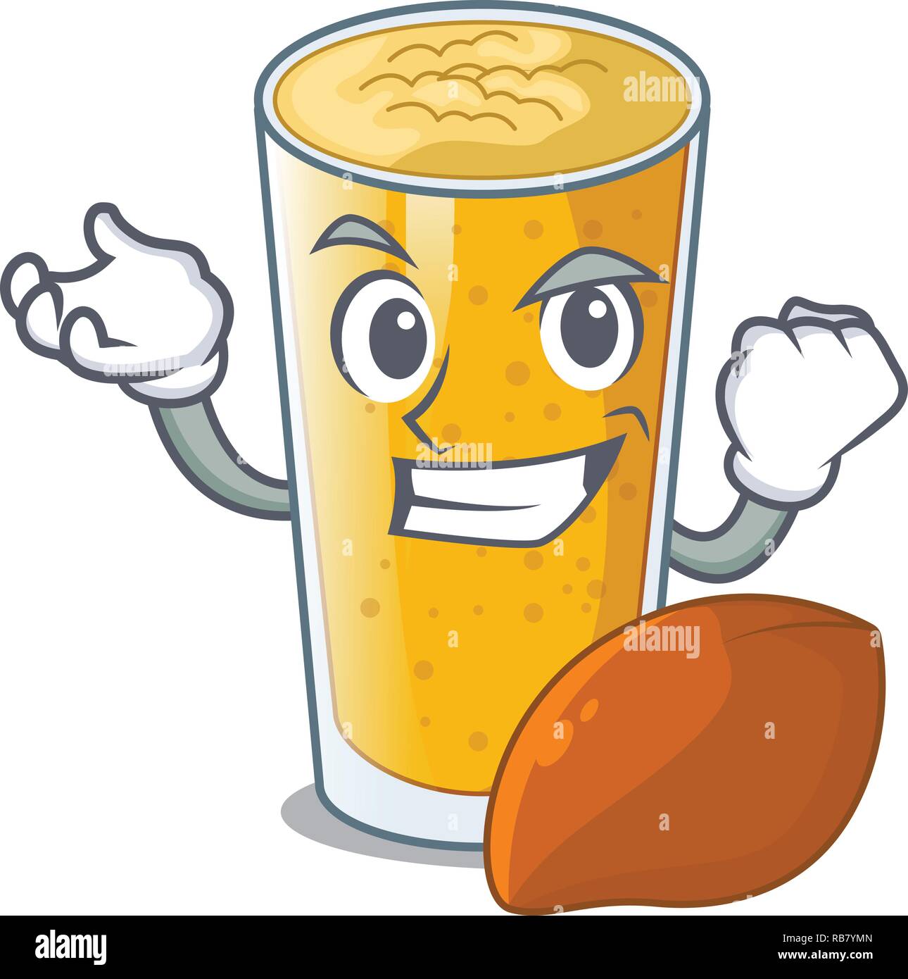 Successful lassi mango in a cartoon bottle Stock Vector Image & Art - Alamy