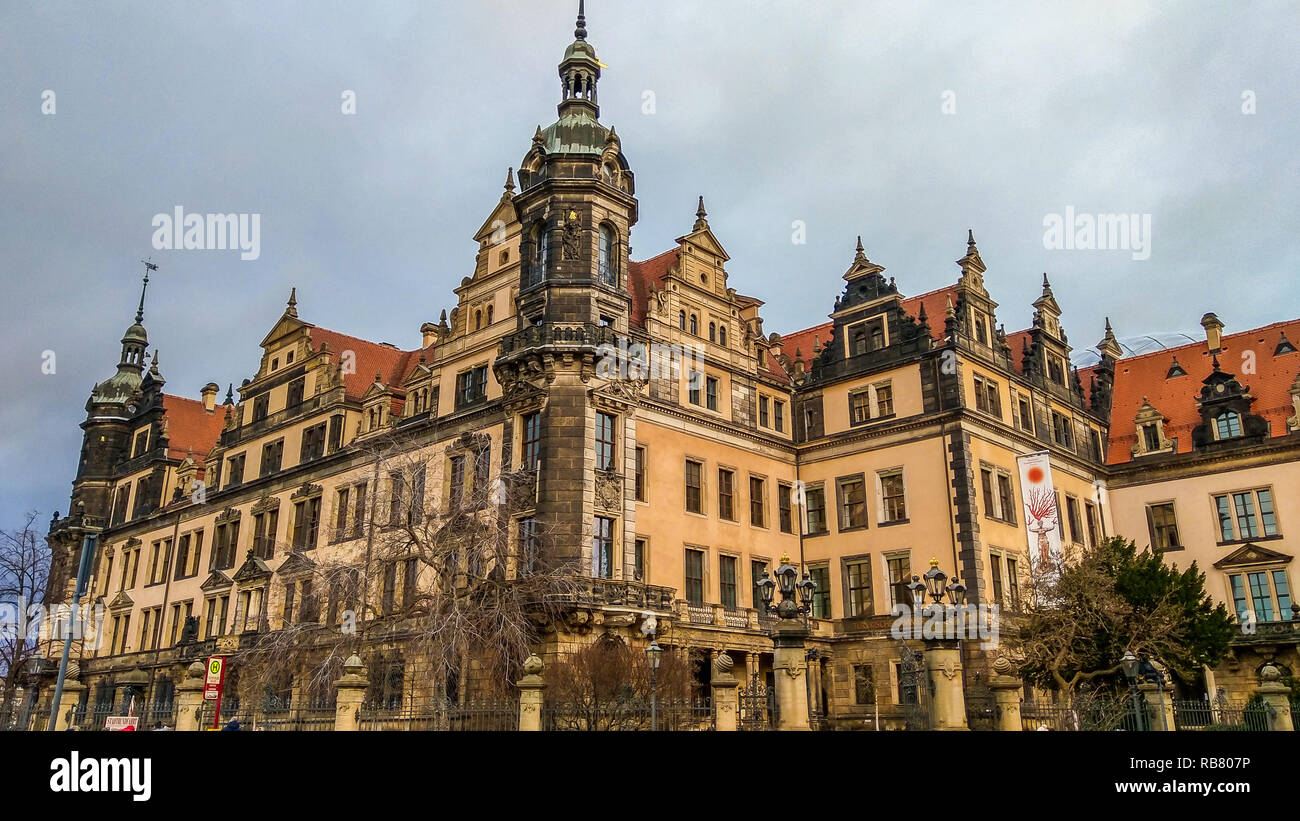 The castle royal palace in dresden hi-res stock photography and images ...