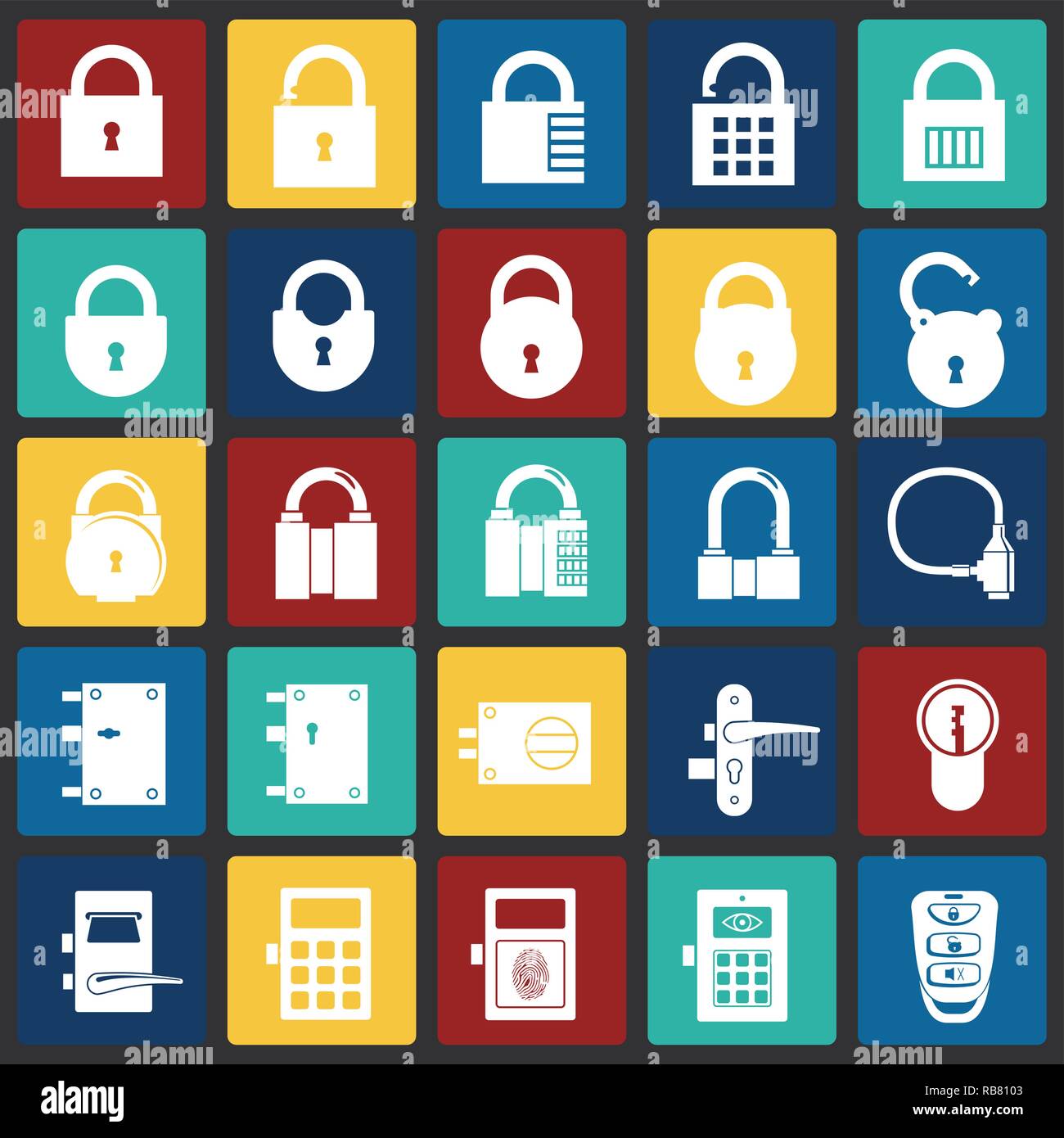 Broken latch Stock Vector Images - Alamy