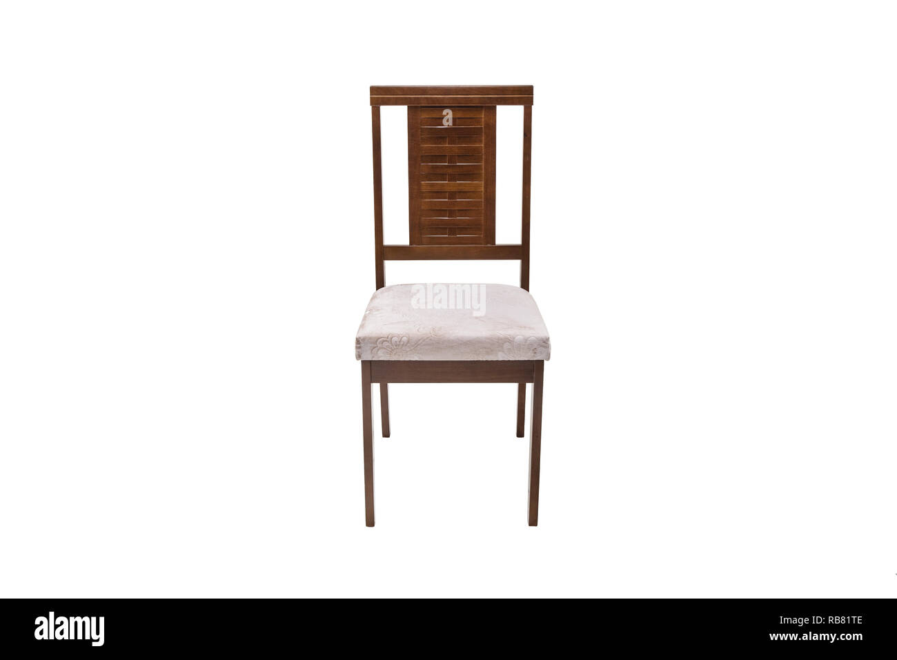 Wood chair. Object isolated of white background Stock Photo - Alamy