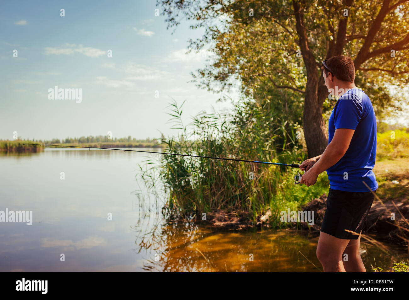 Sad fisherman hi-res stock photography and images - Alamy
