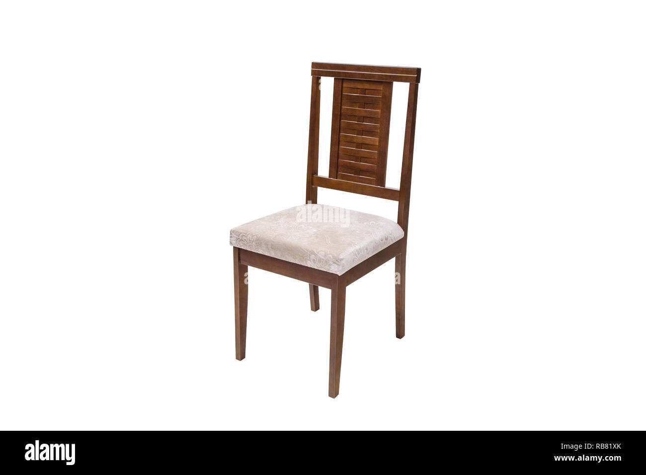 Wood chair. Object isolated of white background Stock Photo - Alamy