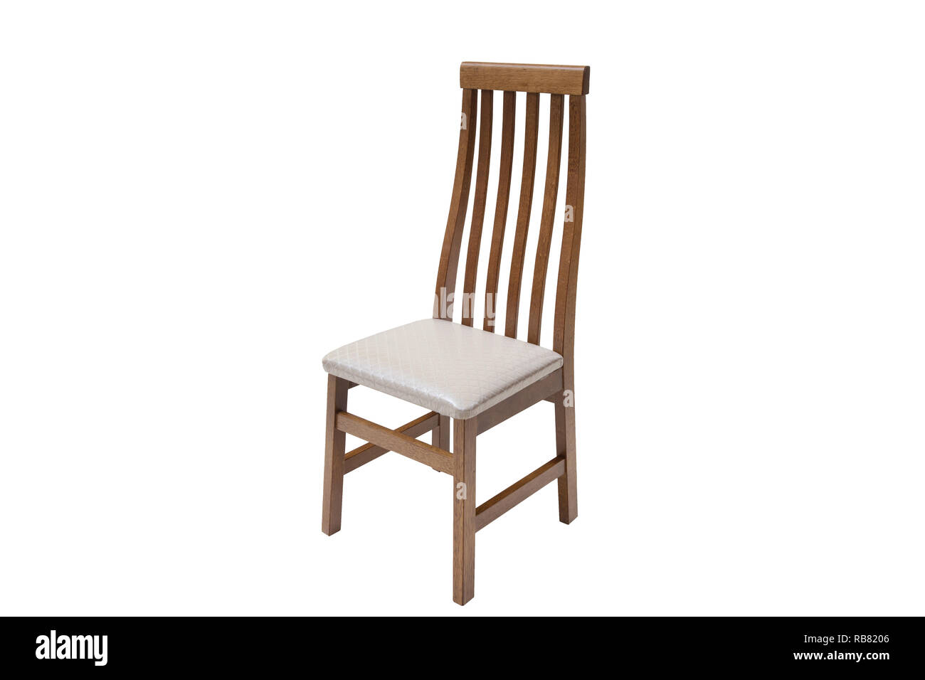 Wood chair. Object isolated of white background Stock Photo - Alamy