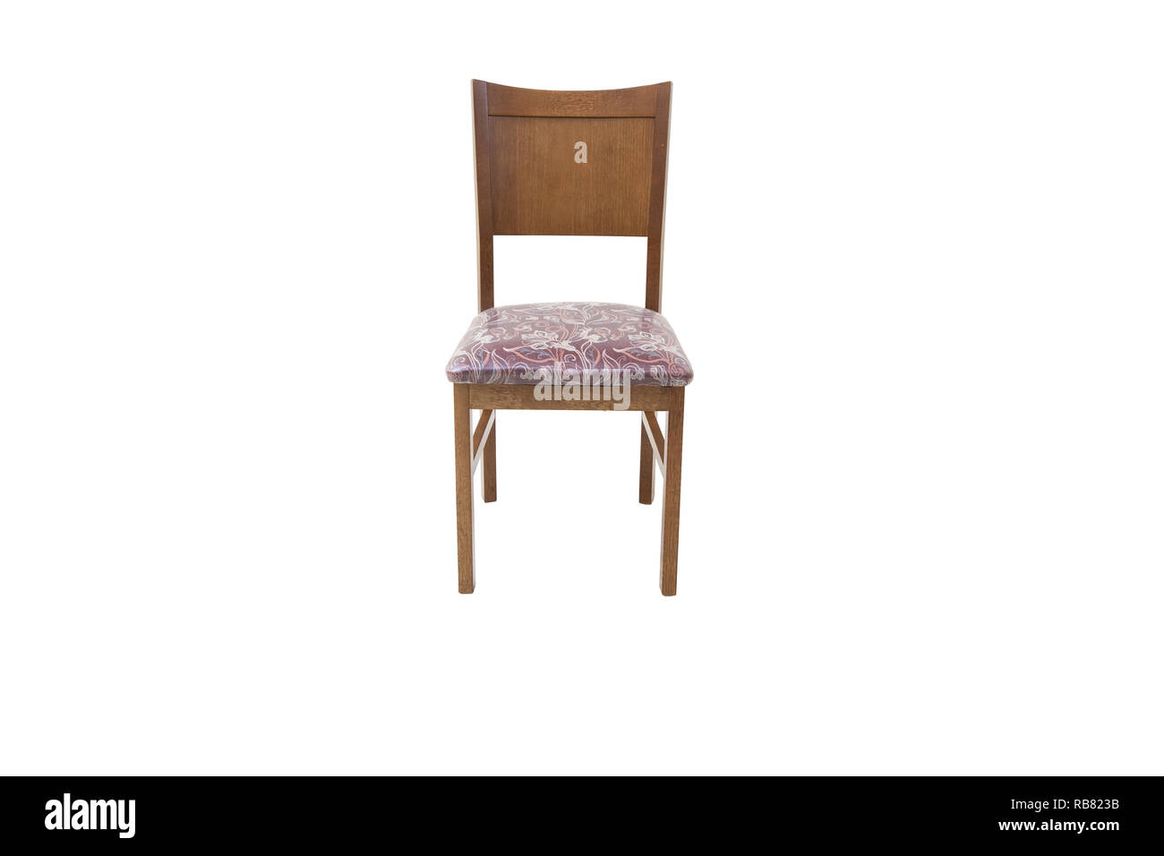 Wood chair. Object isolated of white background Stock Photo - Alamy