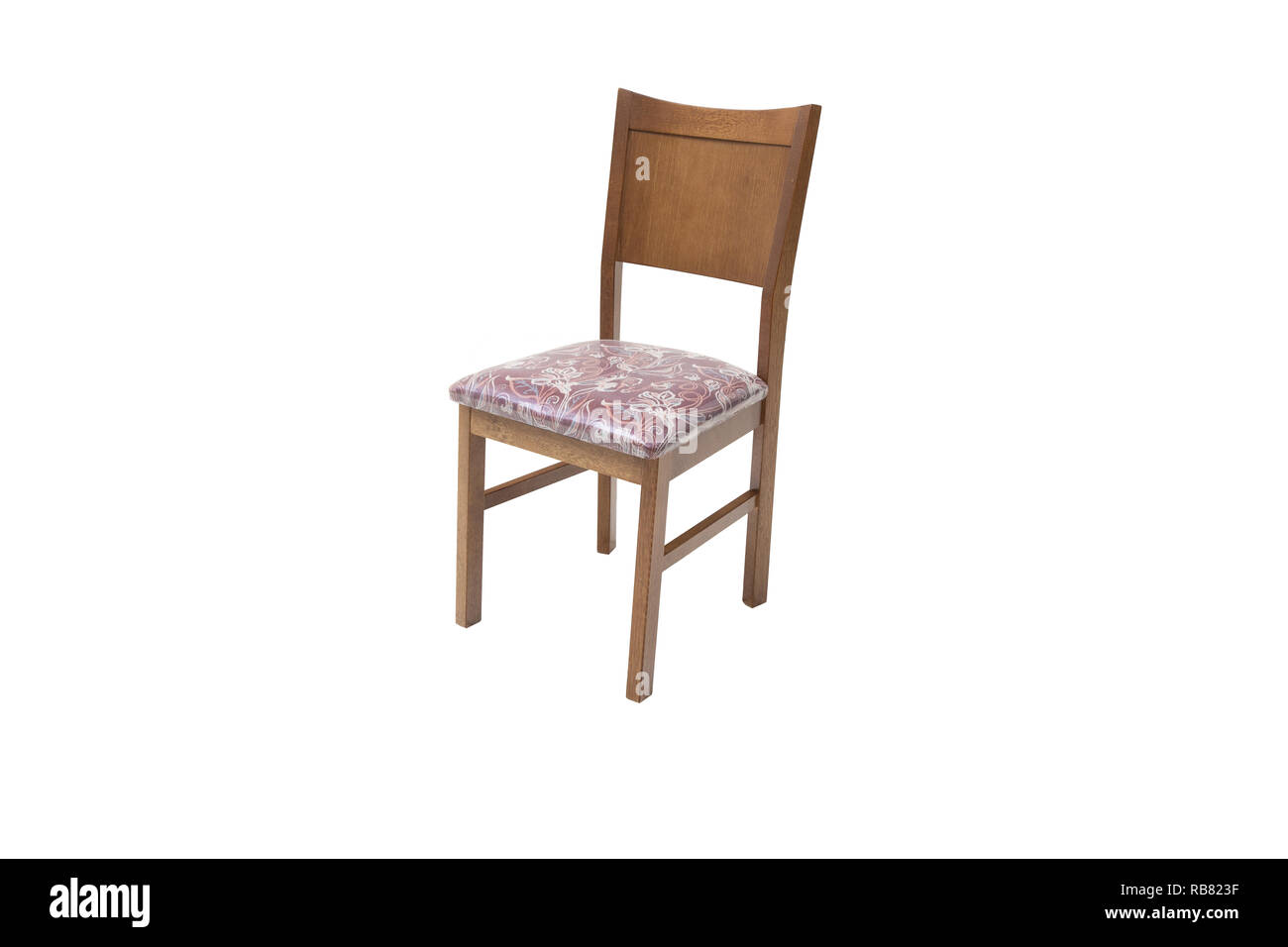 Wood chair. Object isolated of white background Stock Photo - Alamy