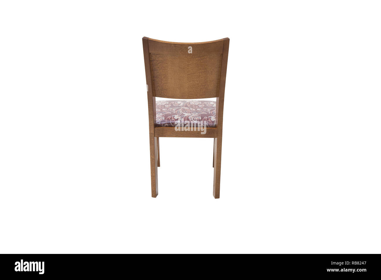 Wood chair. Object isolated of white background Stock Photo - Alamy