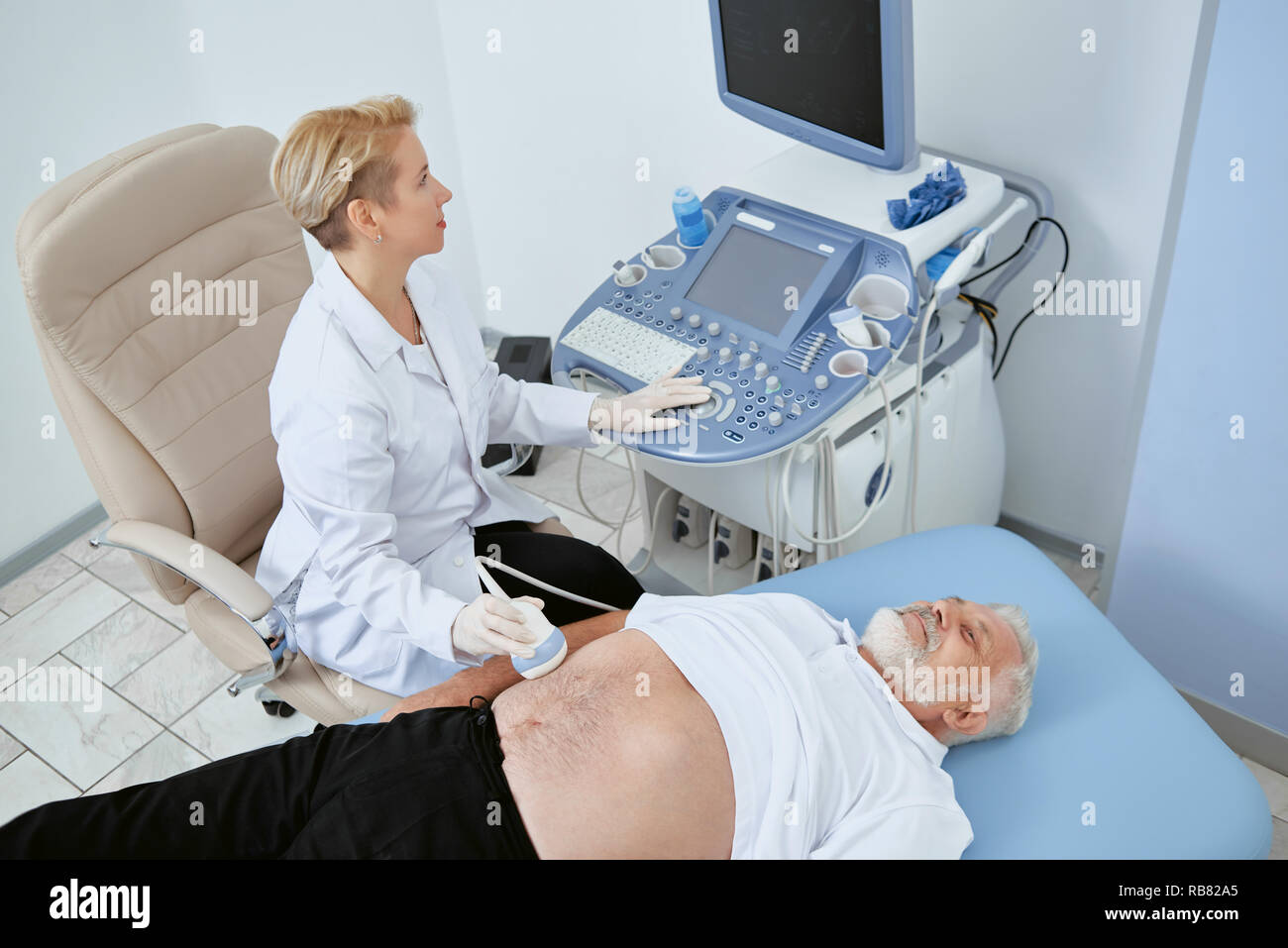 Laying on hospital bed hi-res stock photography and images - Alamy