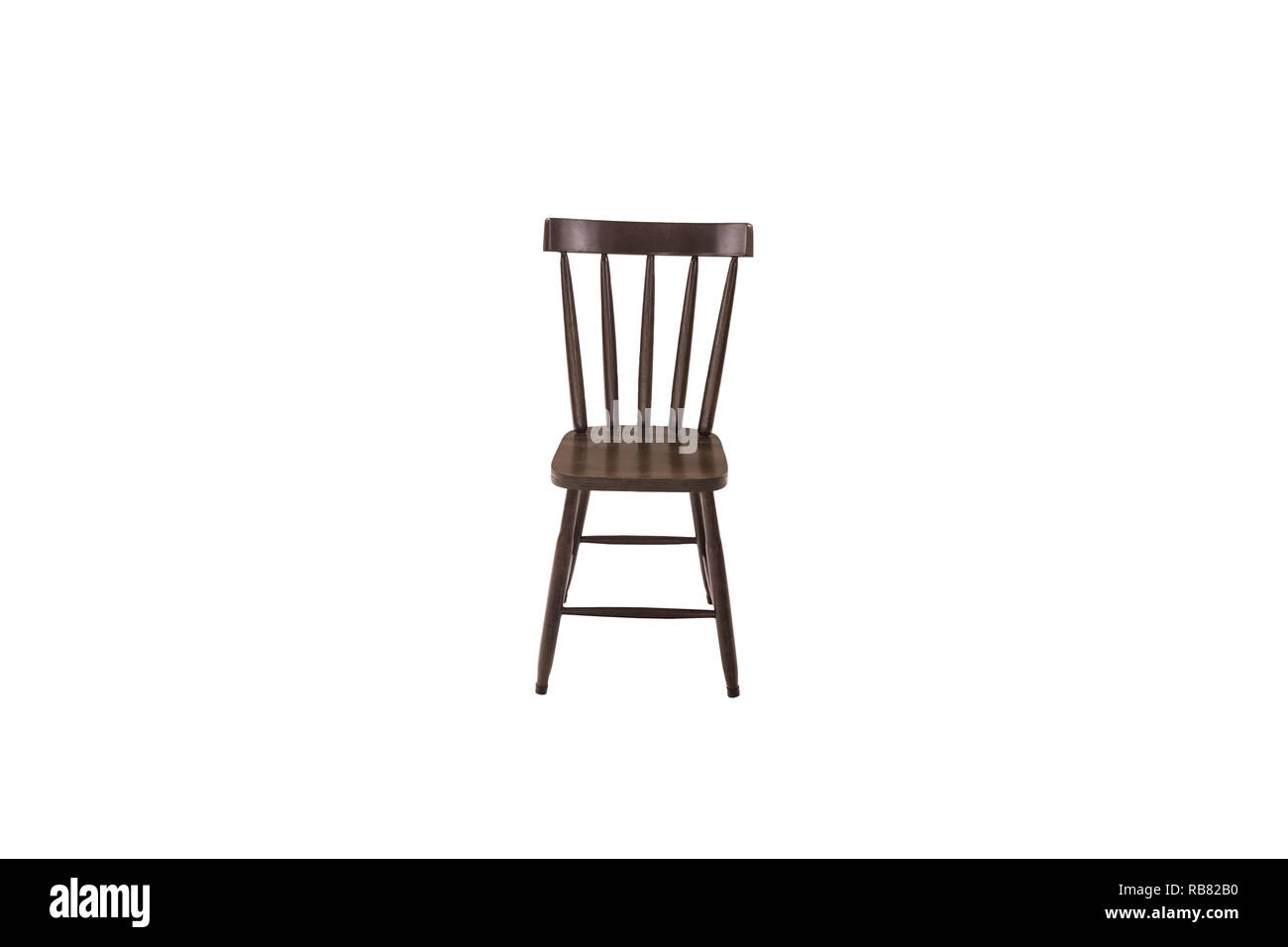Wood chair. Object isolated of white background Stock Photo - Alamy