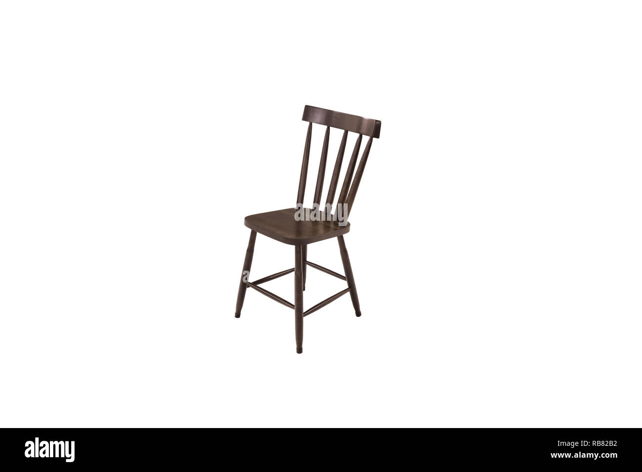 Wood chair. Object isolated of white background Stock Photo - Alamy