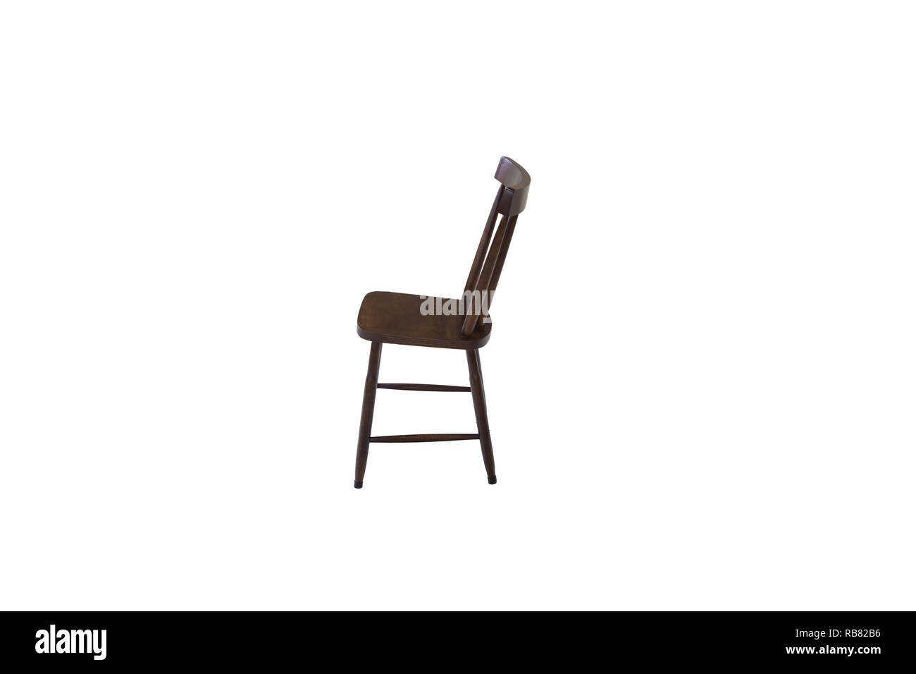 Wood chair. Object isolated of white background Stock Photo - Alamy