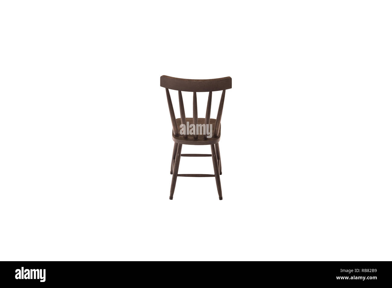 Wood chair. Object isolated of white background Stock Photo - Alamy