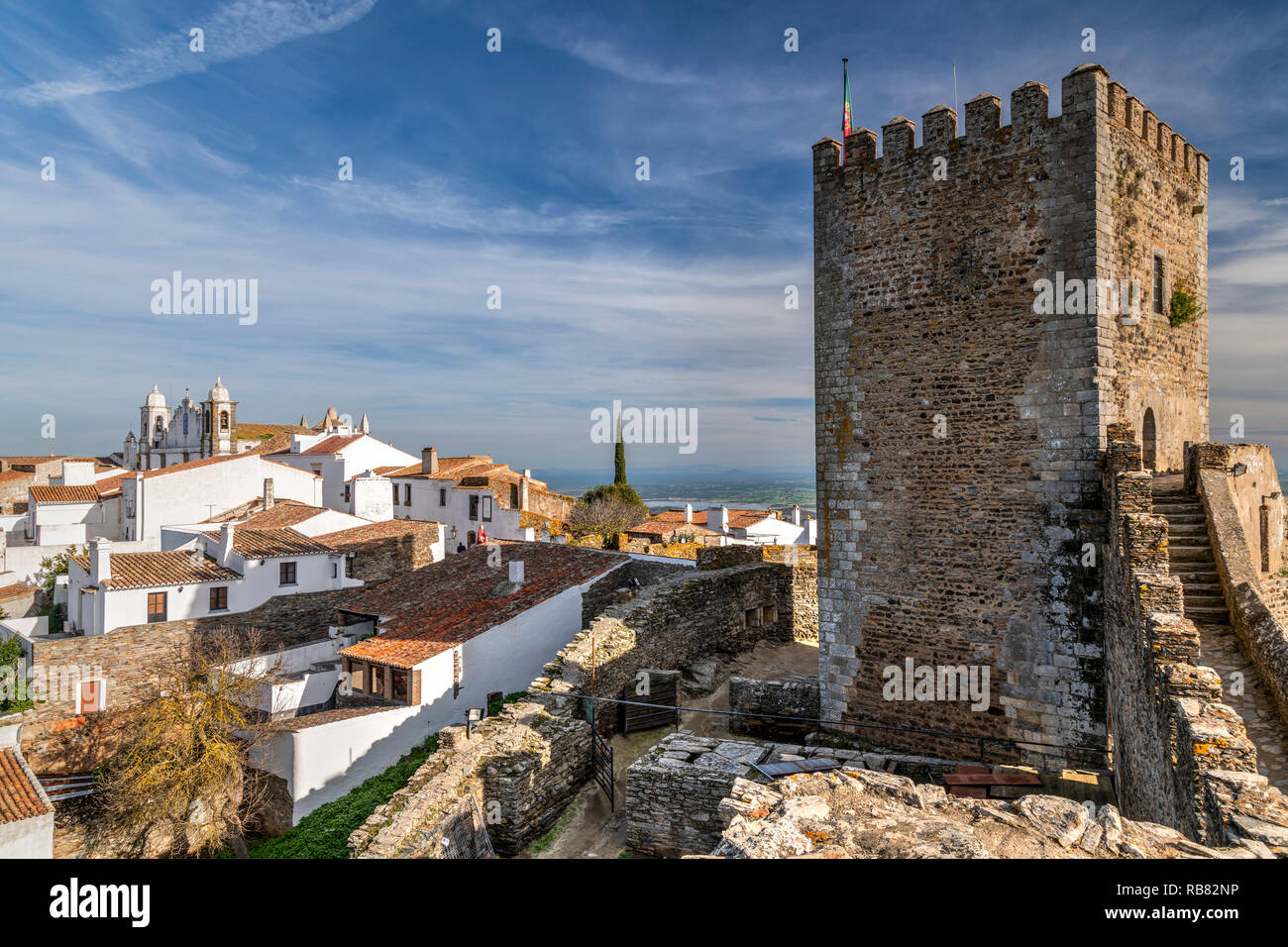 Evora portugal castle hi-res stock photography and images - Alamy