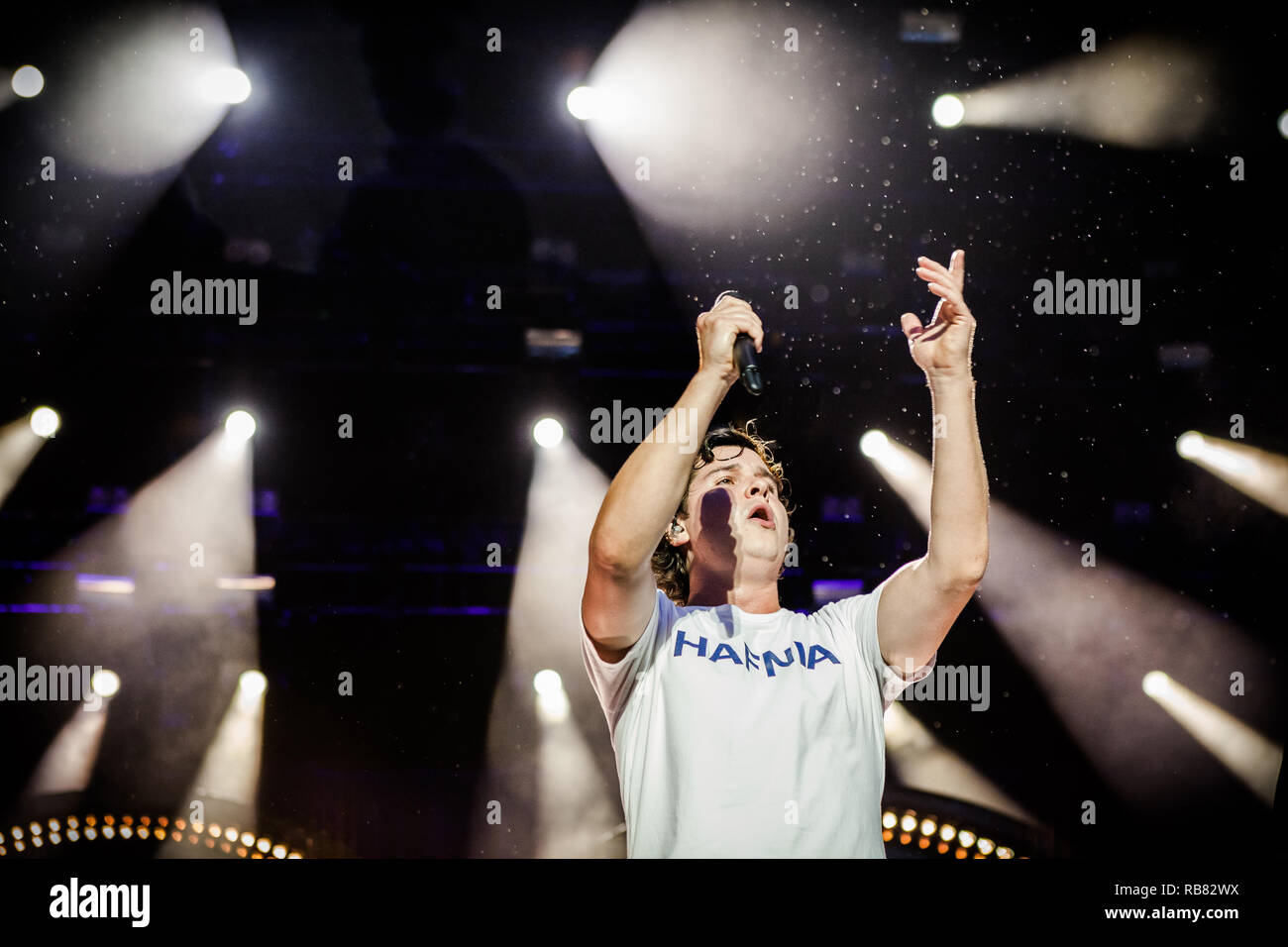 The Danish band Lukas Graham performs a live concert at the Danish ...
