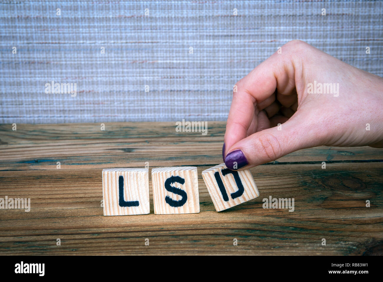 Lsd alphabet hi-res stock photography and images - Alamy