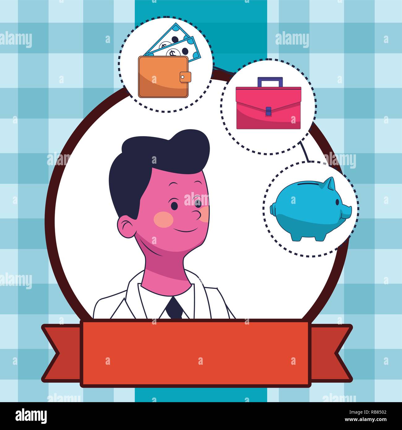 business saving money cartoon Stock Vector Image & Art - Alamy