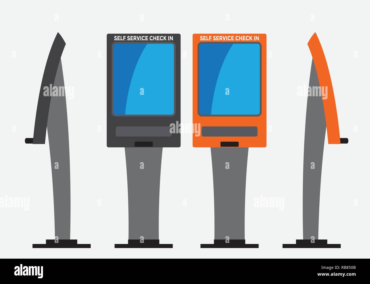 Self Check machine Vector and illustration Stock Vector Image & Art - Alamy