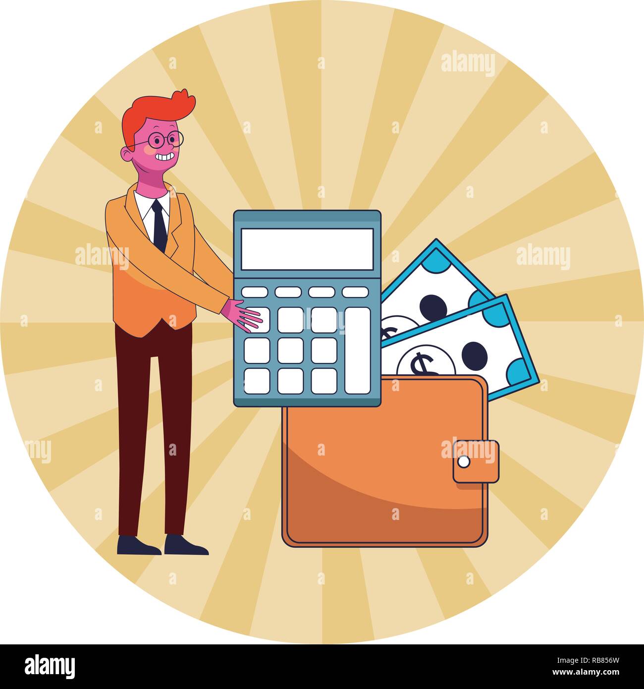business saving money cartoon Stock Vector Image & Art - Alamy