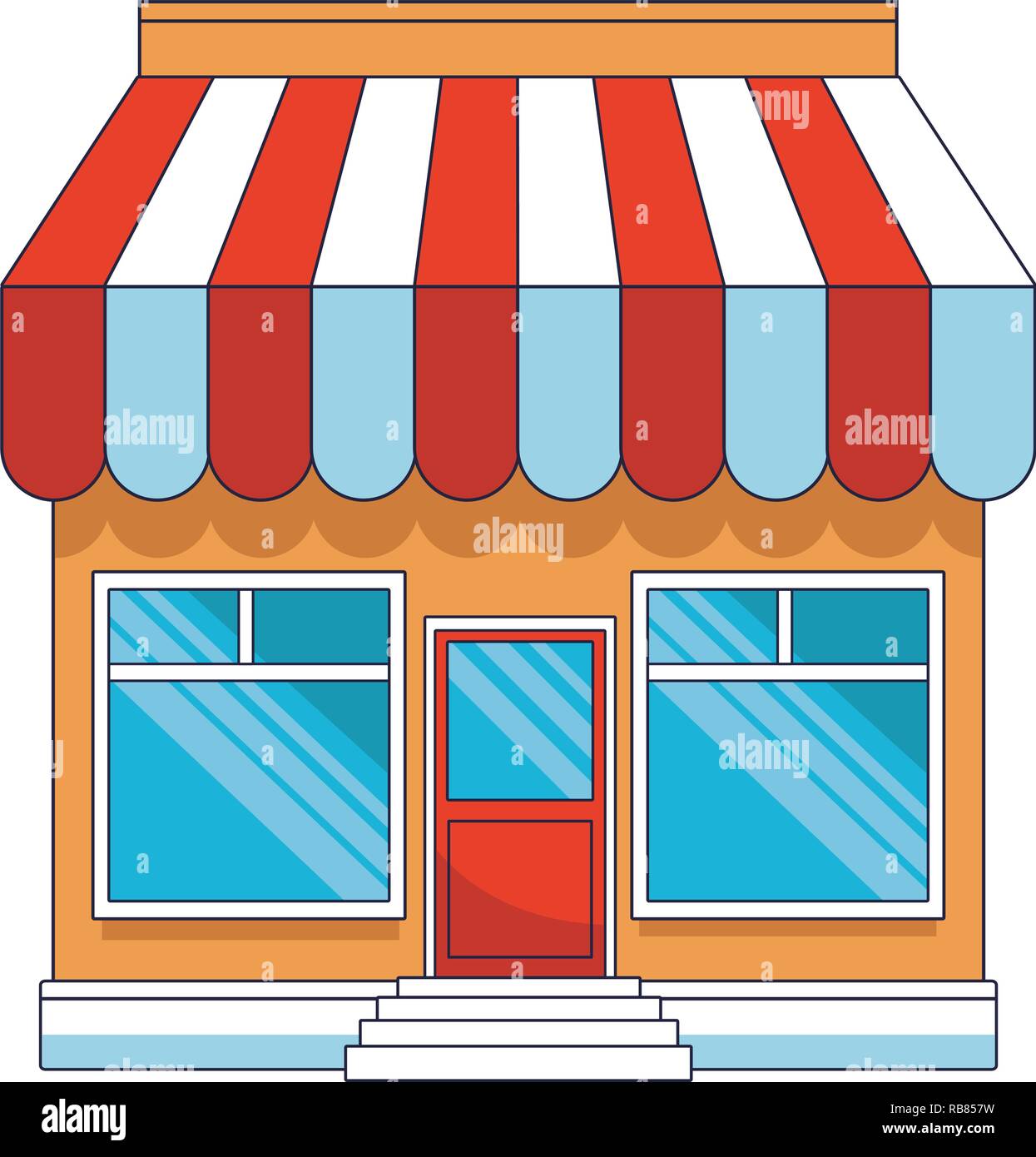 commerce store cartoon Stock Vector Image & Art - Alamy