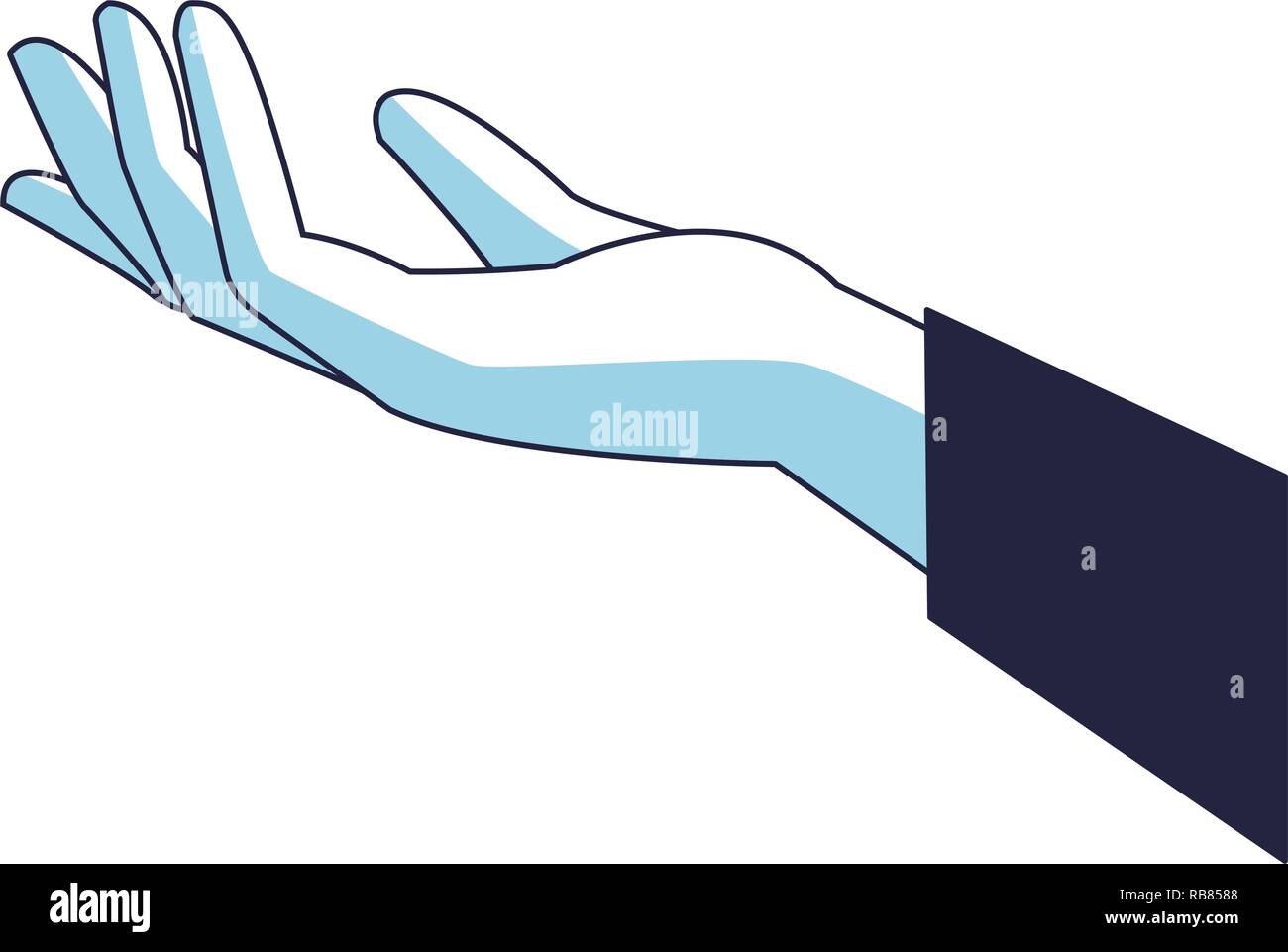 human hand cartoon Stock Vector Image & Art - Alamy