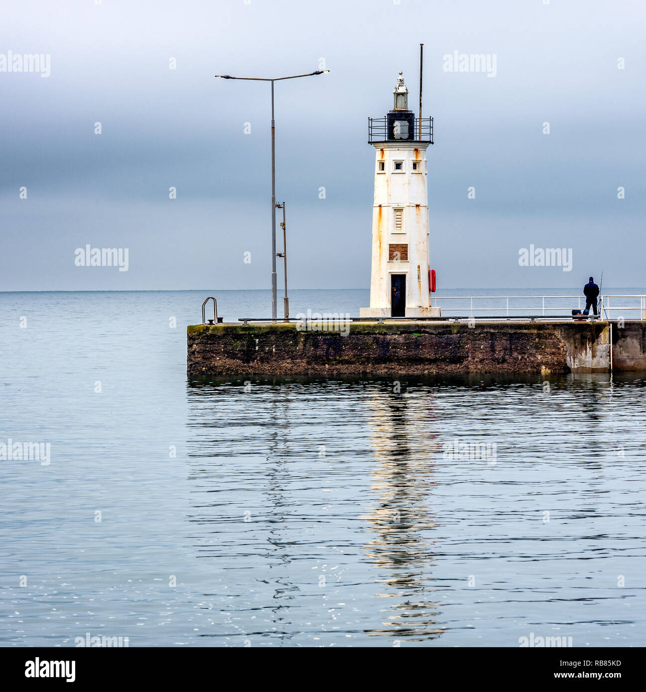 The octagonal Lighthouse in Anstruther, built in 1880 and was dedicated ...