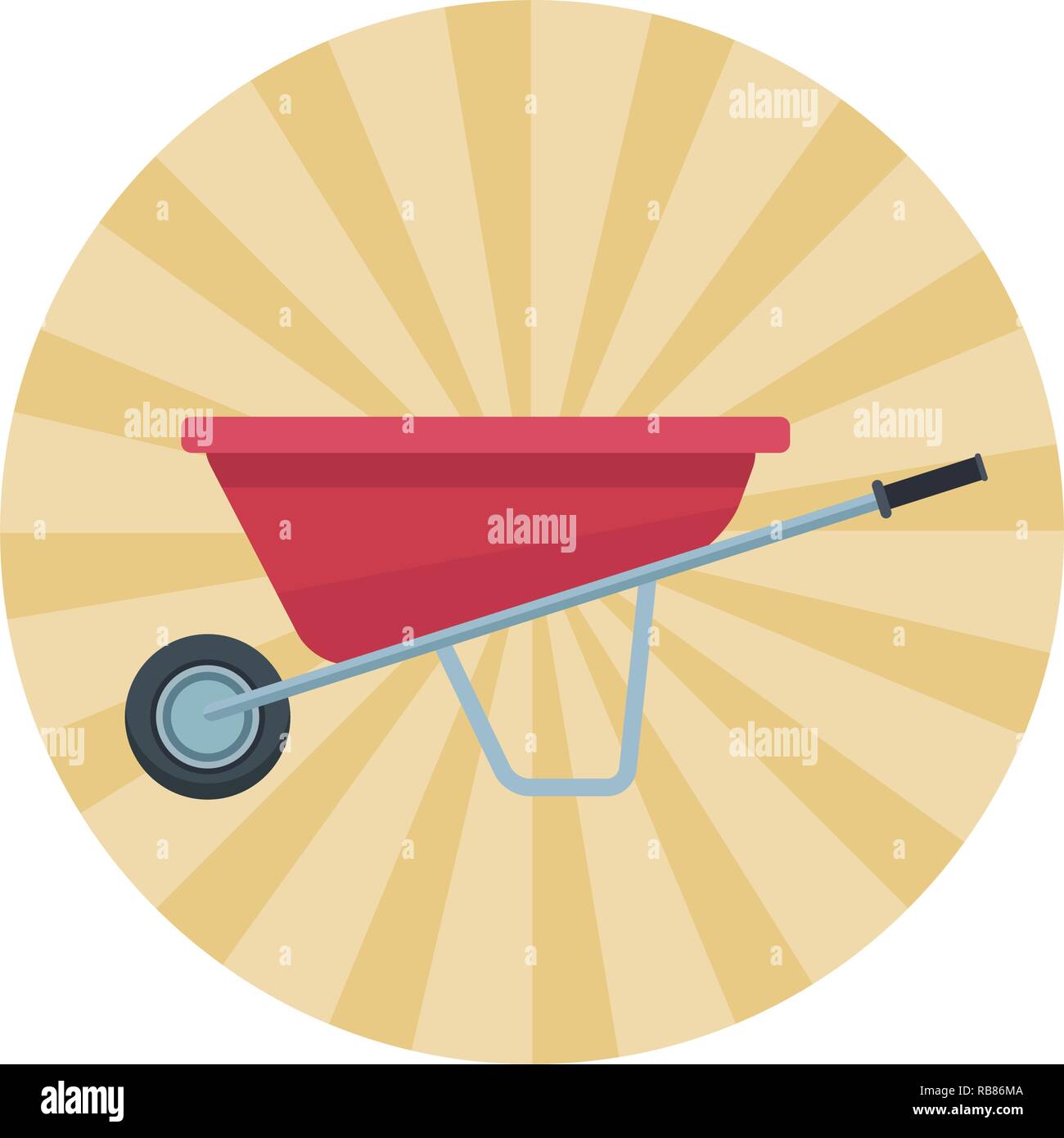 load wheelbarrow cartoon Stock Vector Image & Art - Alamy