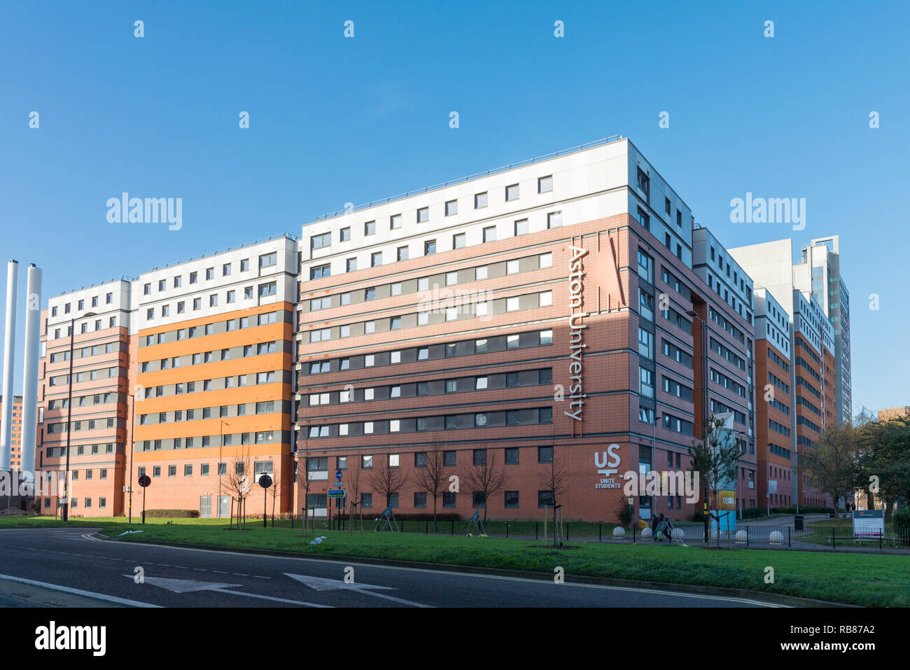 Aston University student accommodation block on Jennens Road, Aston ...