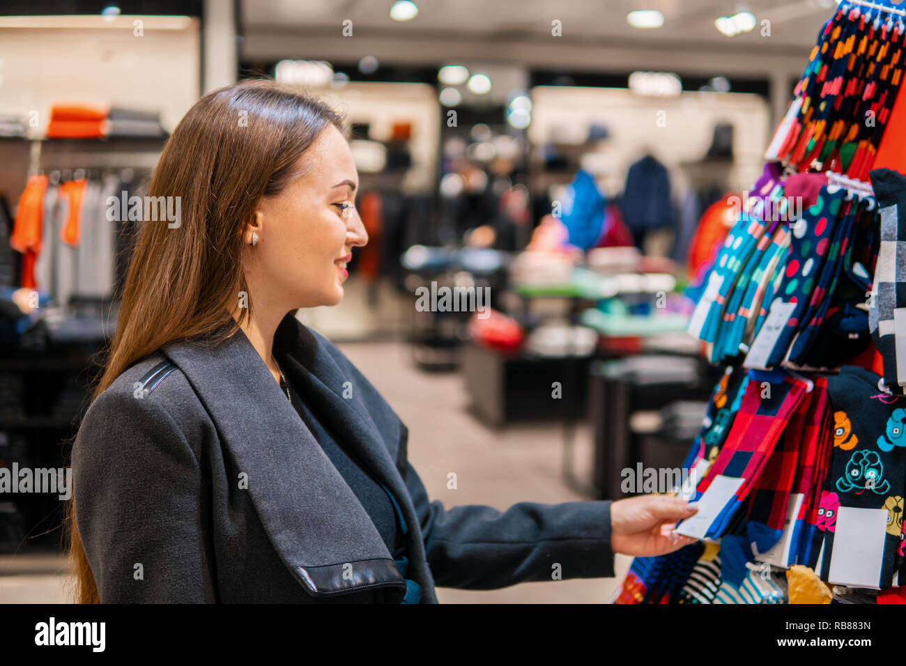 Shop store supermarket mall clothes buying hi-res stock photography and ...