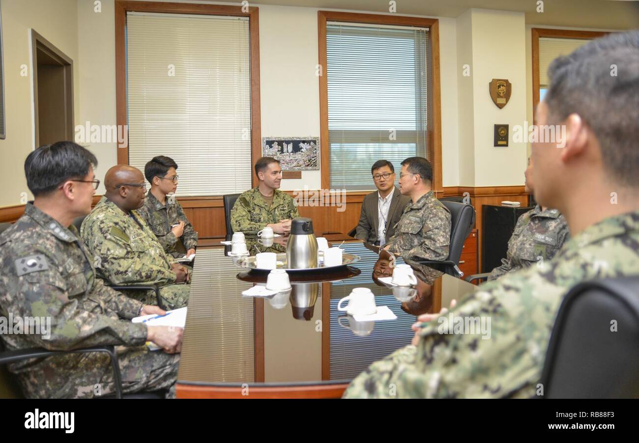 BUSAN, Republic of Korea (Dec. 8, 2016) Rear Adm. Brad Cooper, the ...